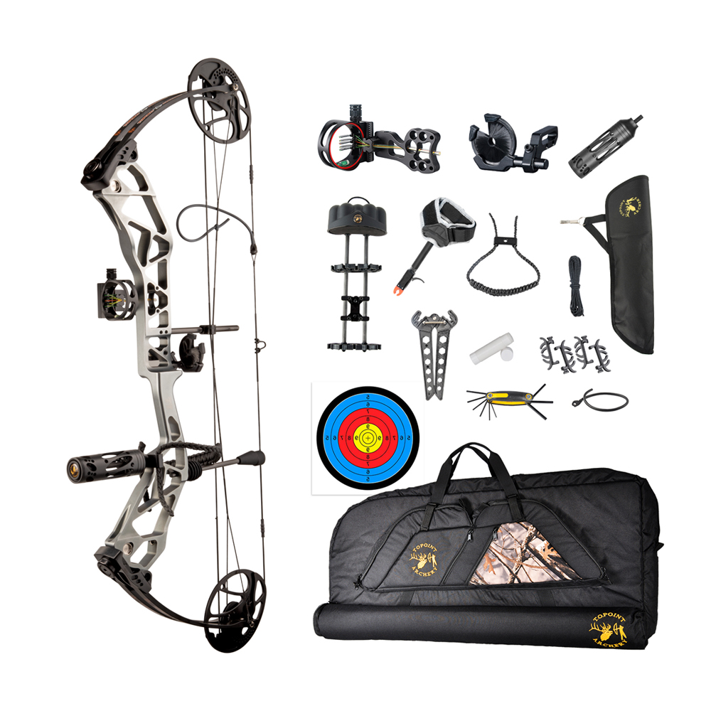 Topoint T1 Compoundboog Deluxe Set | Pijlenboogkopen.com